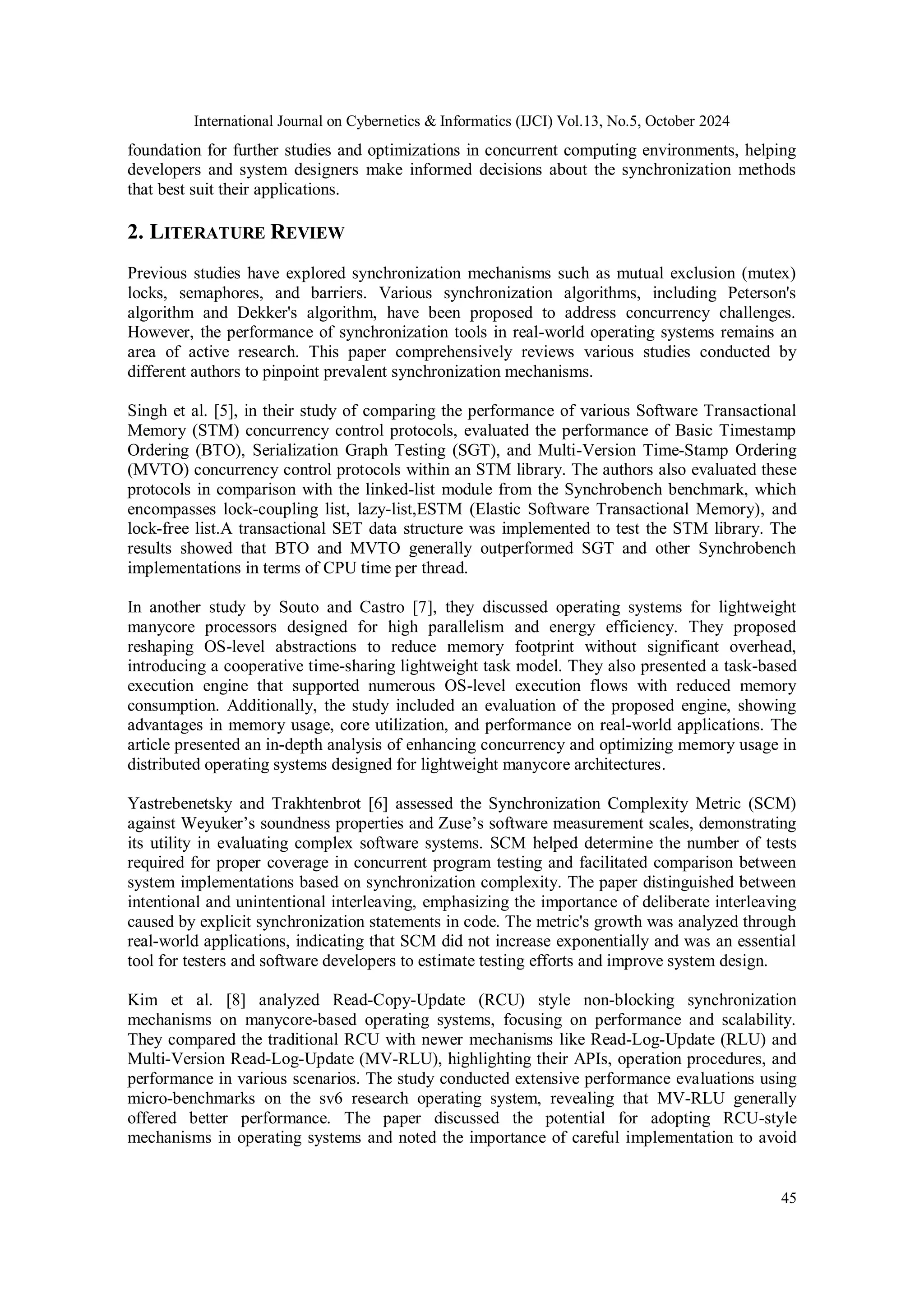 Analysis of Synchronization Mechanisms in Operating Systems | PDF