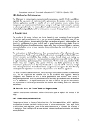 Analysis of Synchronization Mechanisms in Operating Systems | PDF