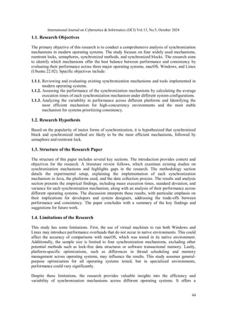 Analysis of Synchronization Mechanisms in Operating Systems | PDF