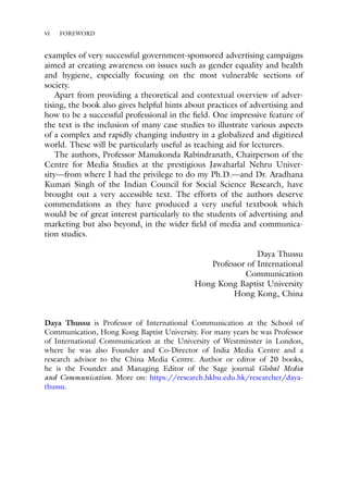 Advertising Management: Concepts, Theories, Research and Trends ...