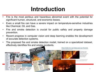 Fire smoke detection using Convolutional | PPT