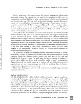 Article: Strategising for Gender Equality in the 21st Century | PDF