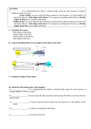 UNIT 02.-A SPACECRAFT CALLED EARTH (Worksheet) | PDF