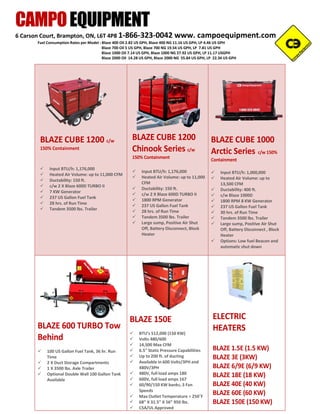 2016 Ecoblaze Brochure ALL MODELS Rev 1 | PDF