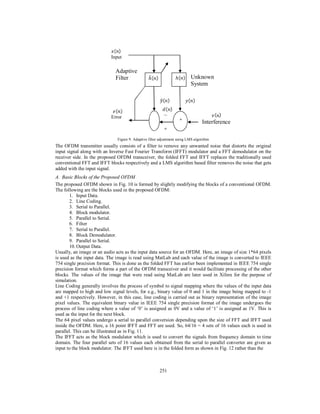 Performance Analysis of OFDM Transceiver with Folded FFT and LMS Filter ...