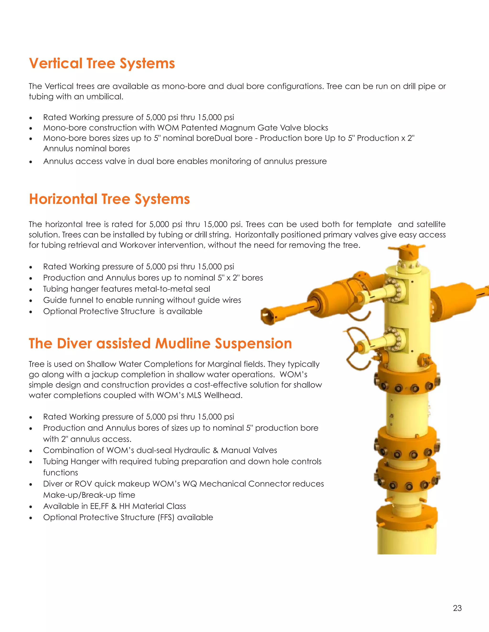 13 5/8-10K Wellhead / XT (H4 Connector) - WOM Group | PDF