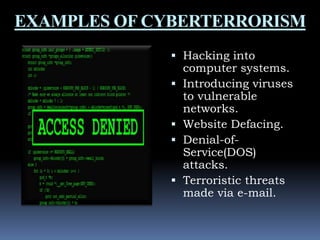 1358619756 cyber terrorism | PPT