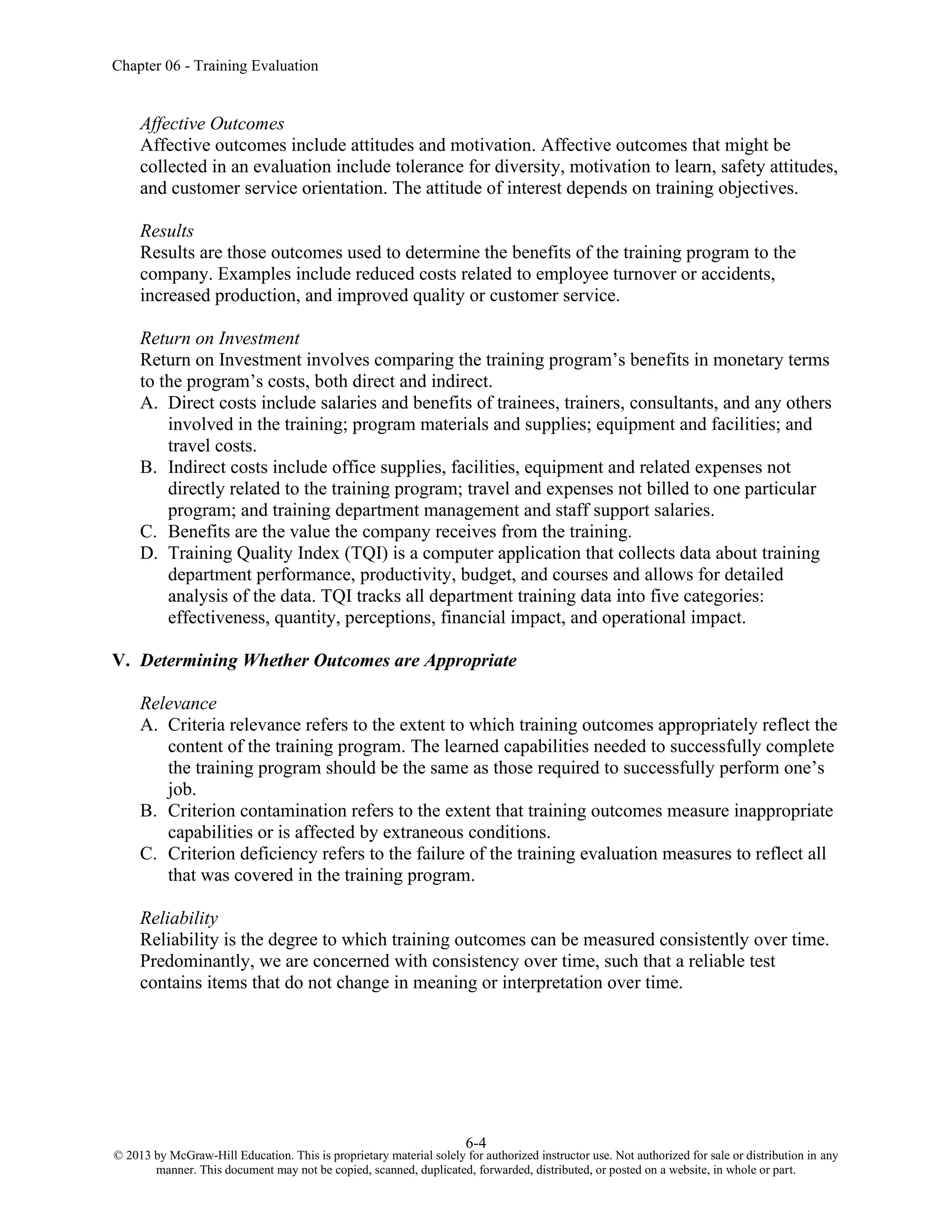 Employee Training and Development 6th Edition Noe Solutions Manual | PDF