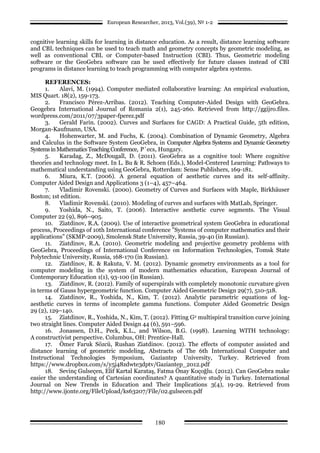 The Effects of Computer-assisted and Distance Learning of Geometric ...