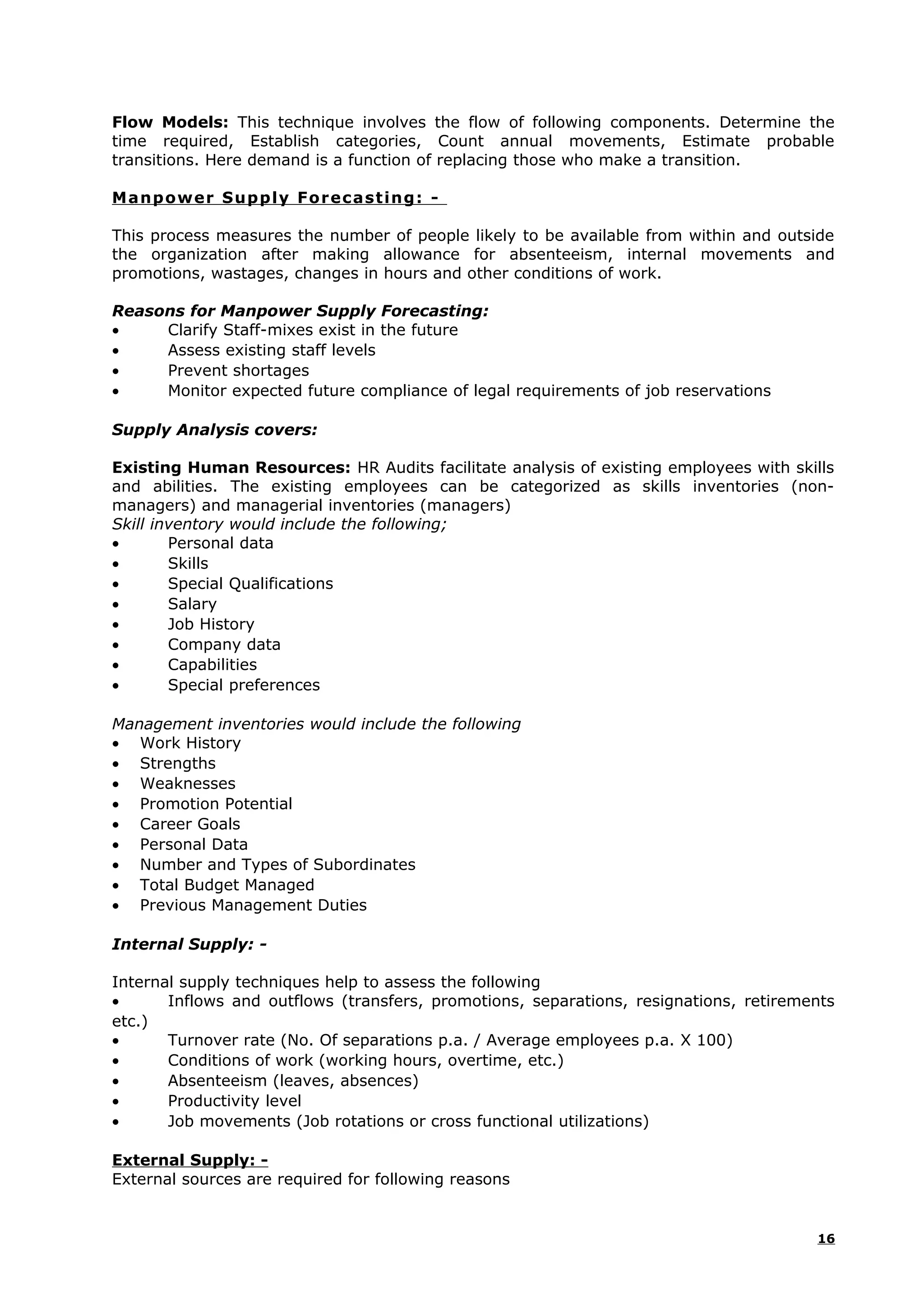 135988925 human-resource-management-notes-mba | PDF