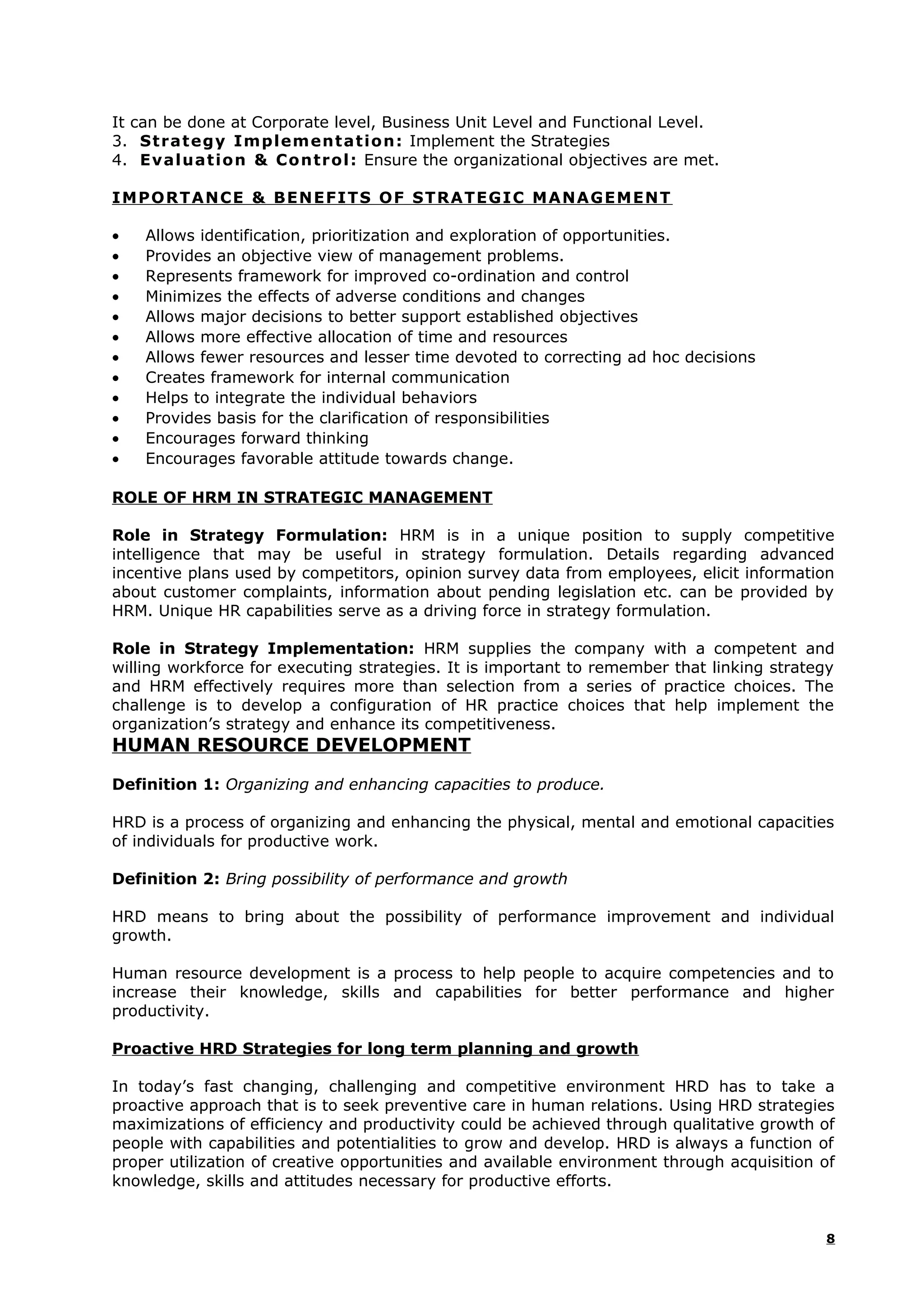 135988925 human-resource-management-notes-mba | PDF