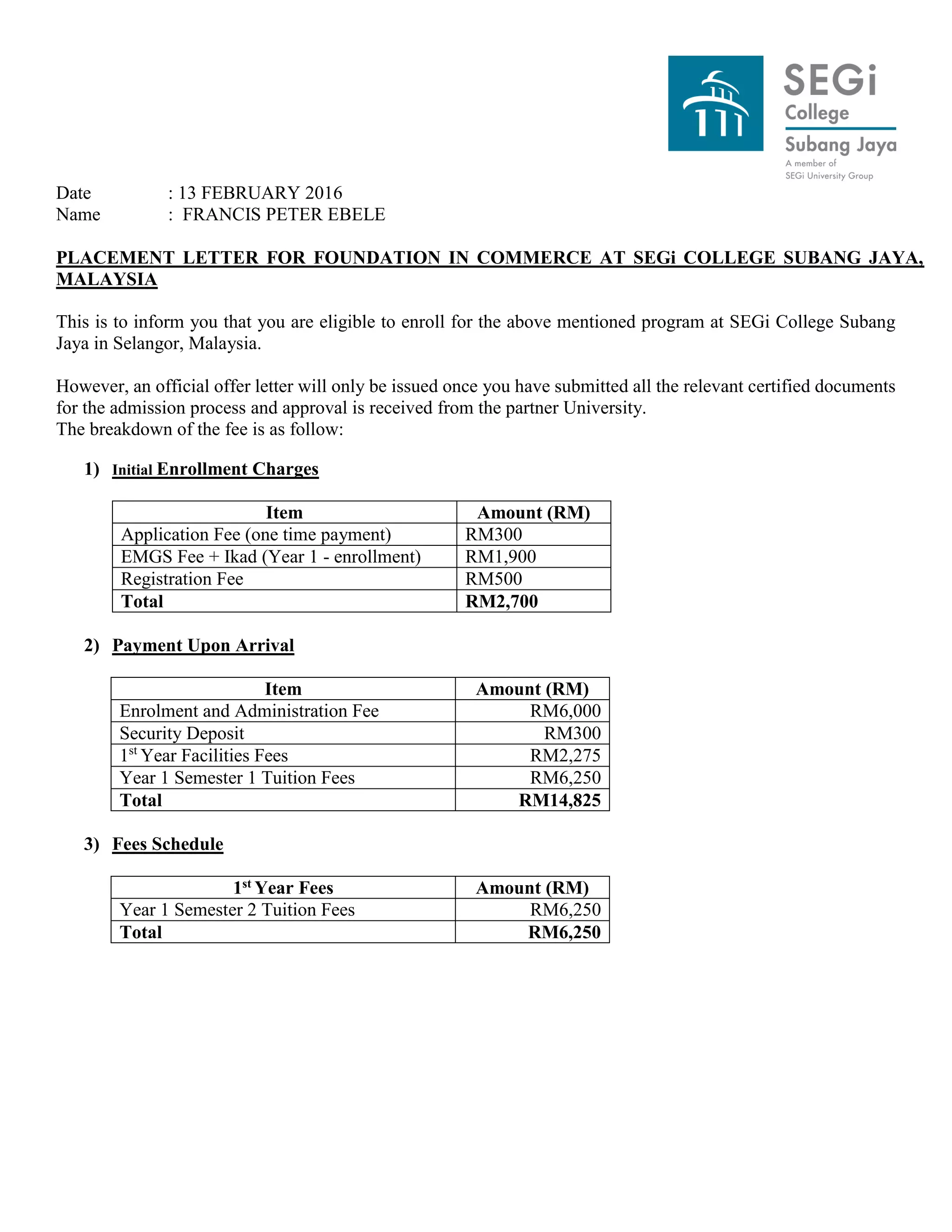 FRANCIS PETER EBELE | PDF