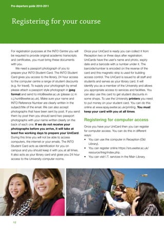 INTO Exeter Pre-Departure Guide | PDF