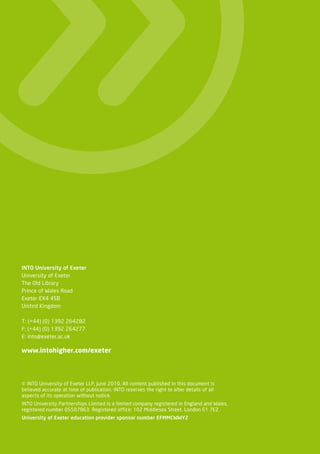 INTO Exeter Pre-Departure Guide | PDF