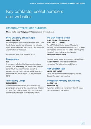 INTO UEA Pre-Departure Guide | PDF