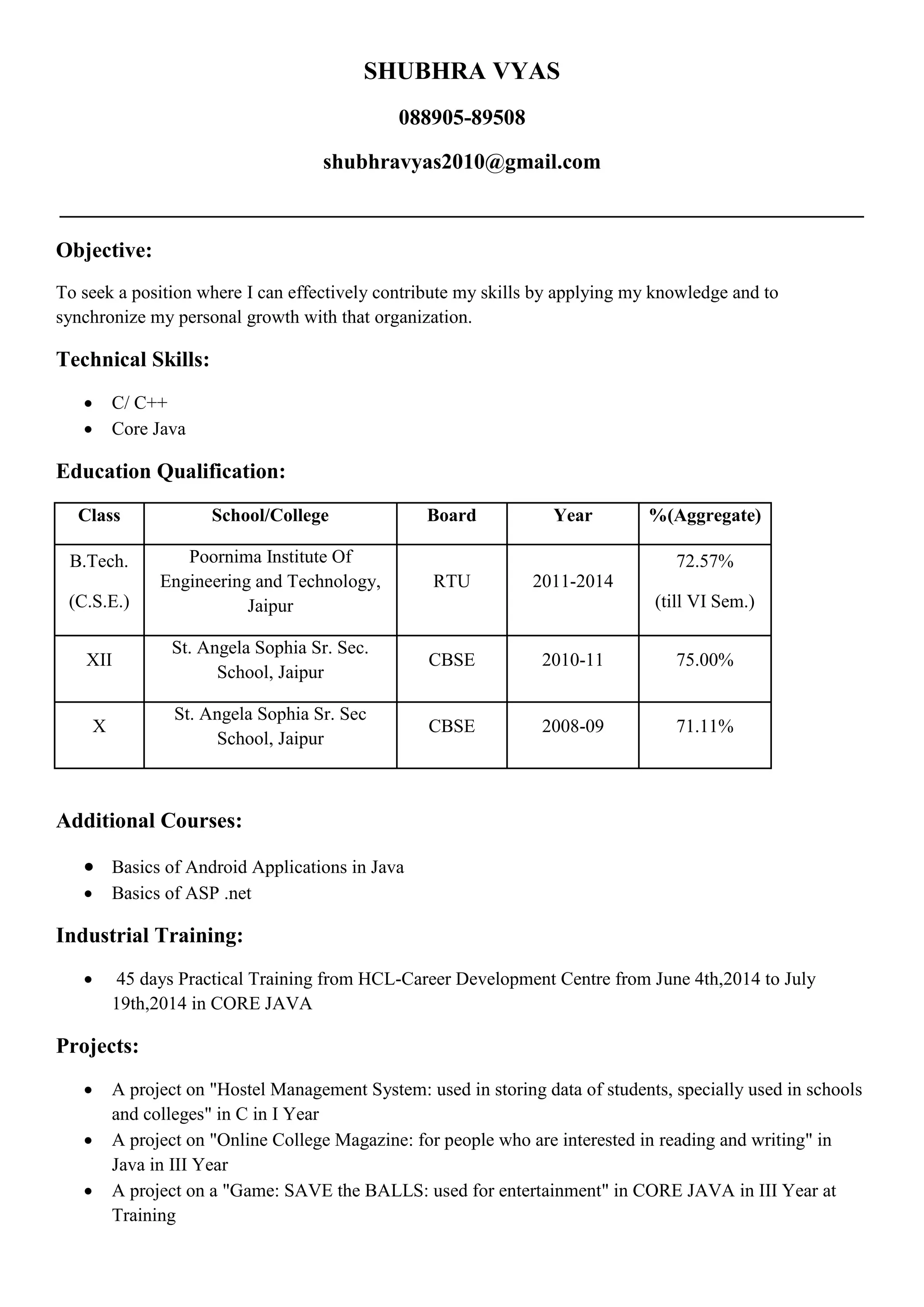 resume1 | PDF