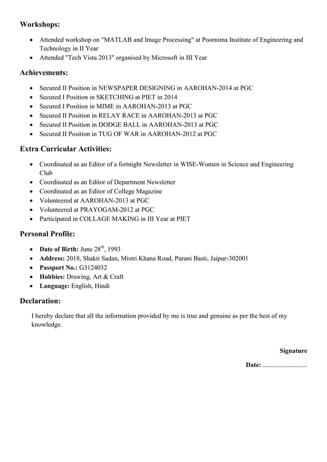 resume1 | PDF