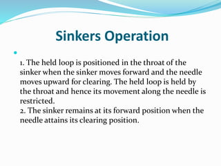 Needle Loop & Sinker Loop | PPTX