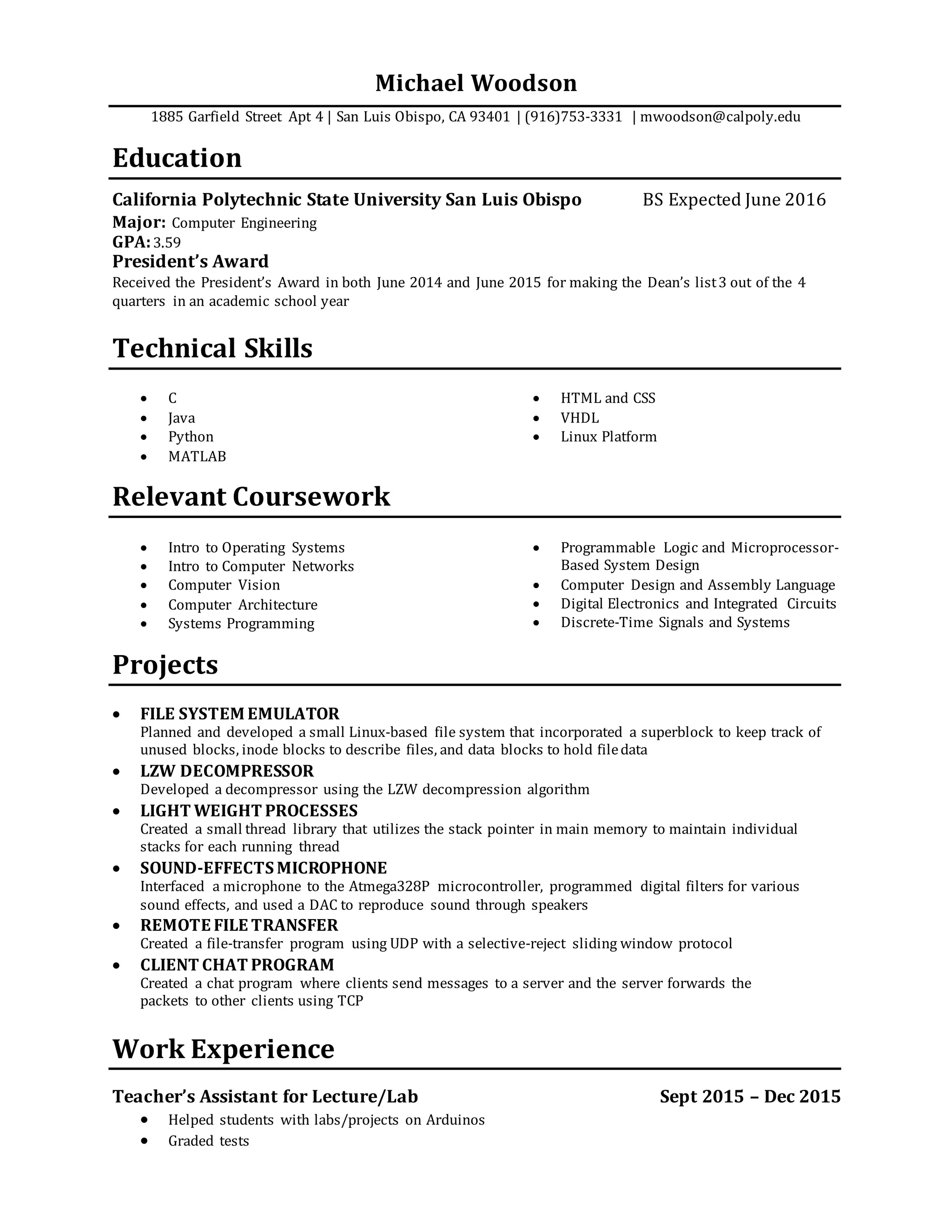 Resume | DOCX