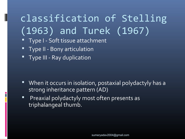common congenital deformities of hand | PPT