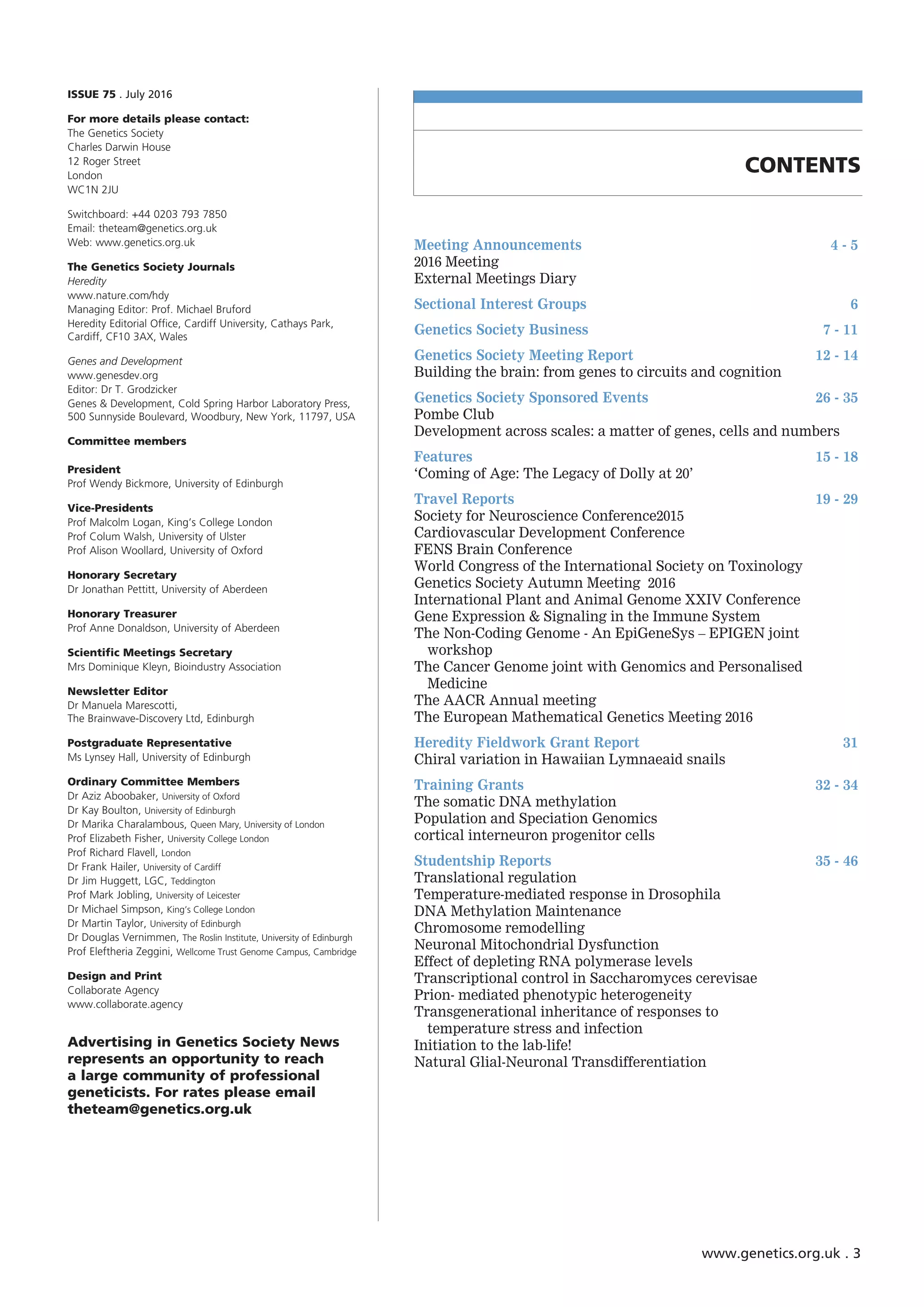 Genetics society | PDF