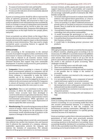 Green Accounting A Primer | PDF