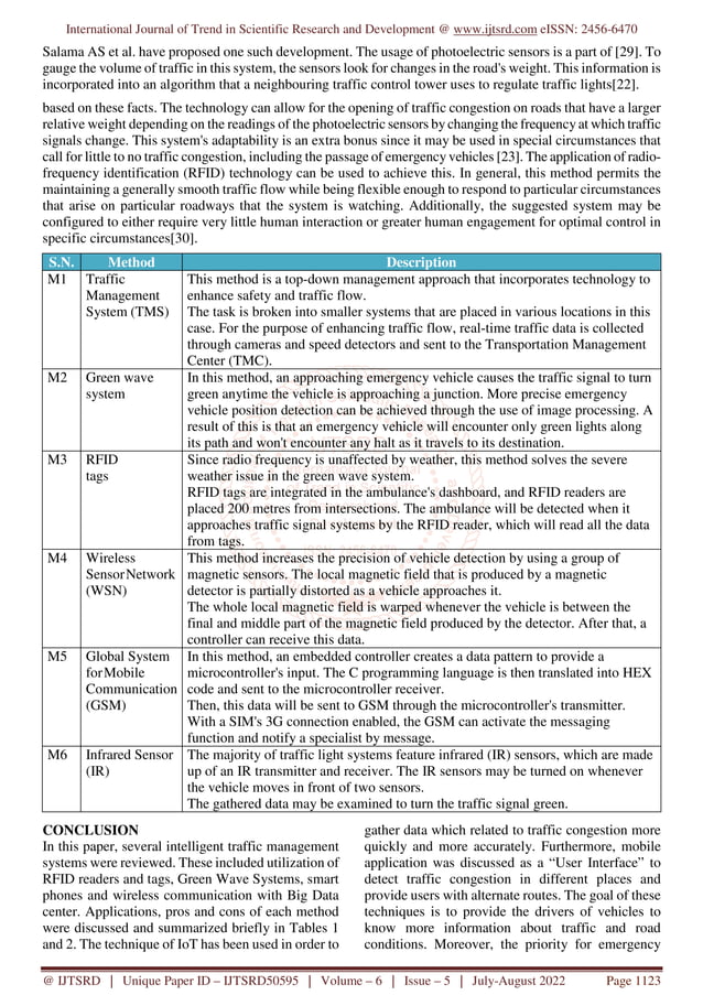 Review Smart Traffic Management System | PDF