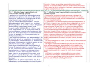 TABEL IMPOZ VEN | PDF