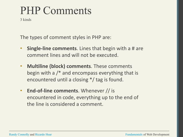 Introduction To Server Side Development With Phpppt Web Development