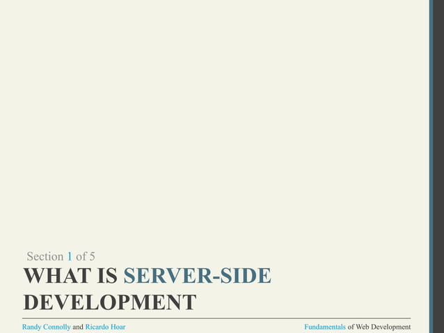 Introduction to Server-Side Development with PHP.ppt | Web Development ...