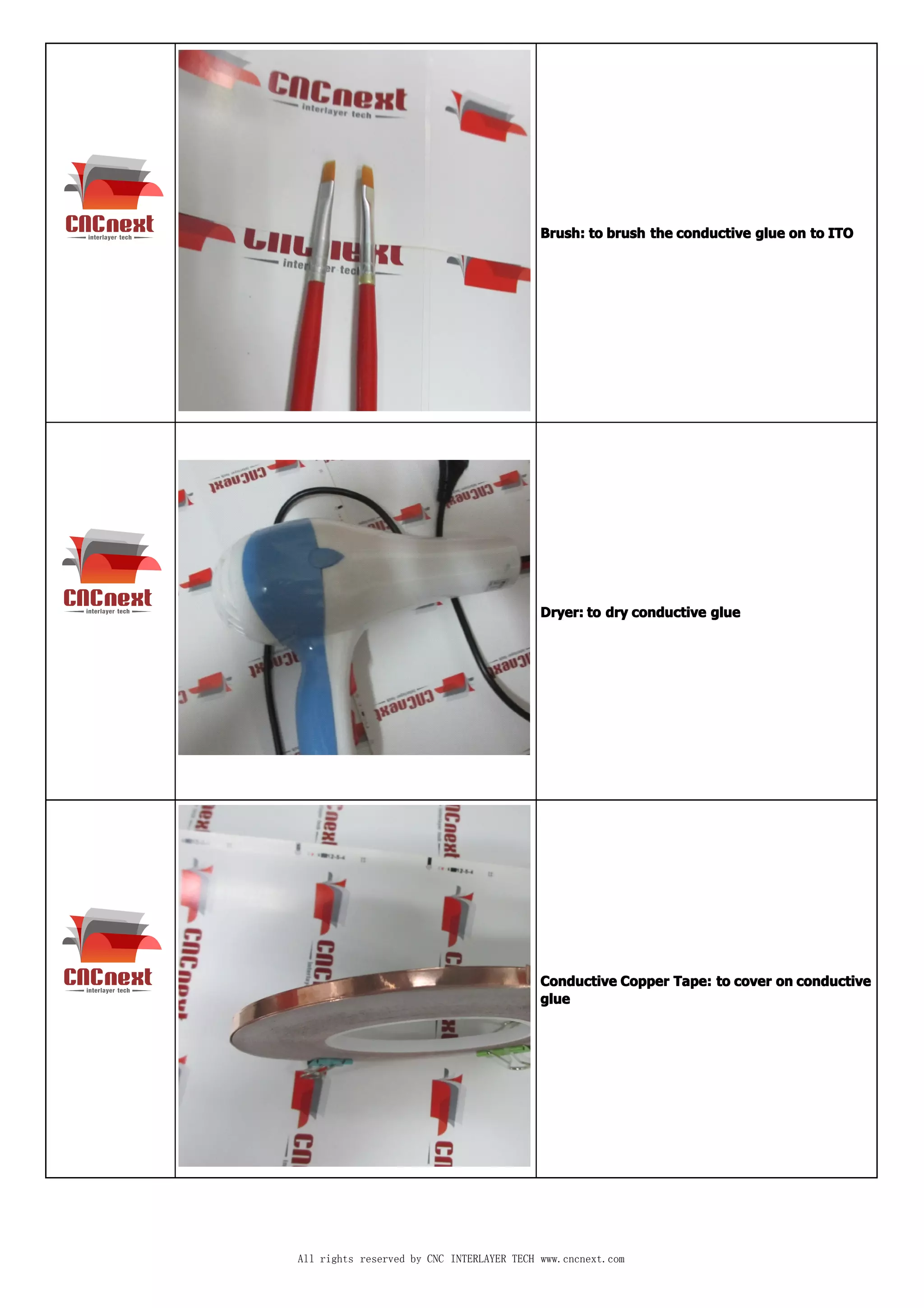 TOOLS FOR DIY BUSBAR OF SMART GLASS FILM-V3D1205 | PDF