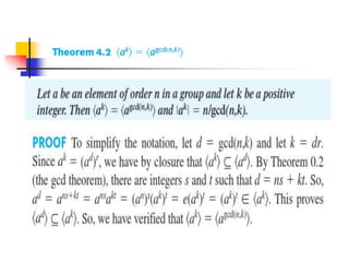 Cyclic Groups and Subgroups in abstract algebra.ppt