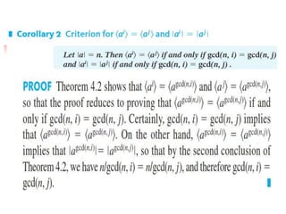 Cyclic Groups and Subgroups in abstract algebra.ppt