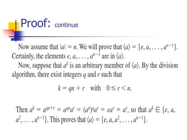 Cyclic Groups and Subgroups in abstract algebra.ppt
