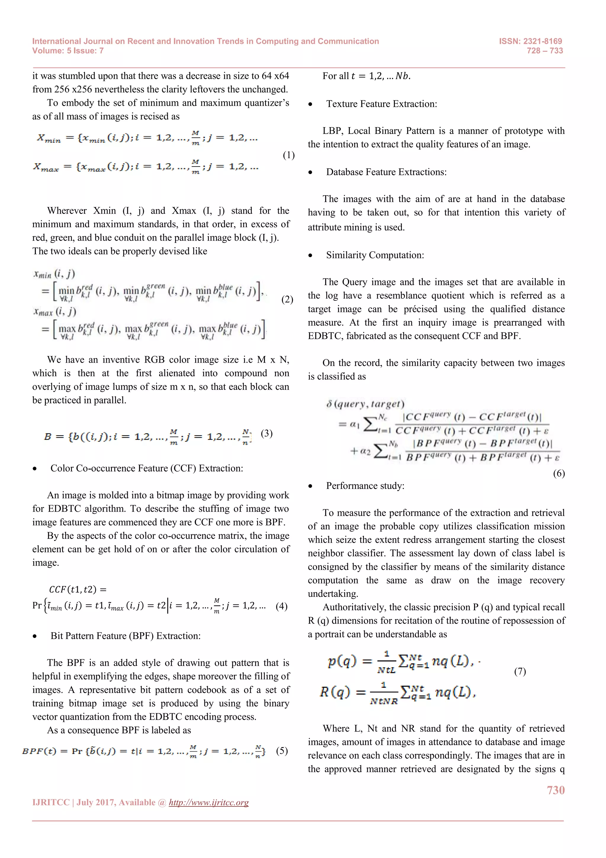Retrieval Of Images Using Color Shape And Texture Features Based On Content Pdf