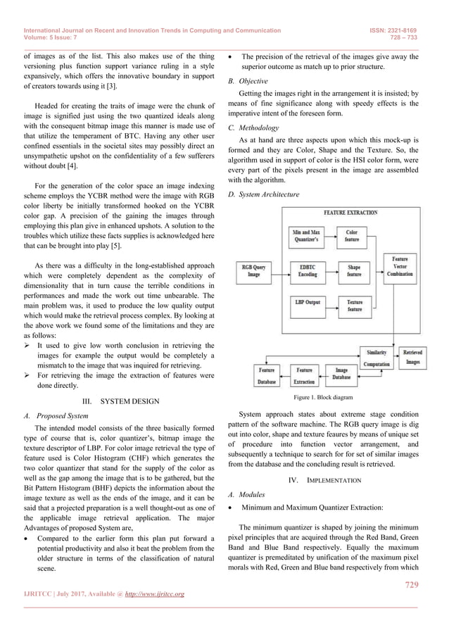 Retrieval Of Images Using Color Shape And Texture Features Based On Content Pdf