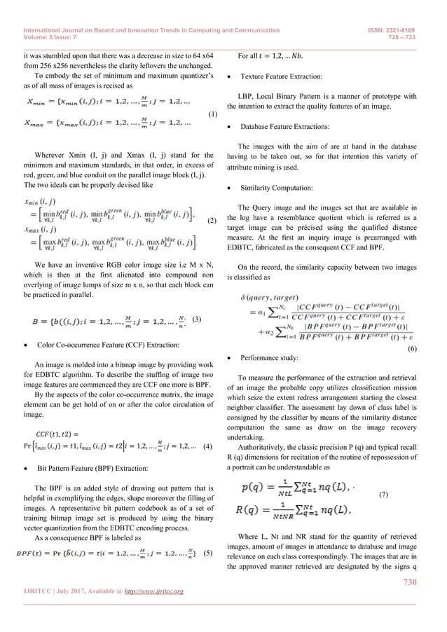 Retrieval Of Images Using Color Shape And Texture Features Based On Content Pdf