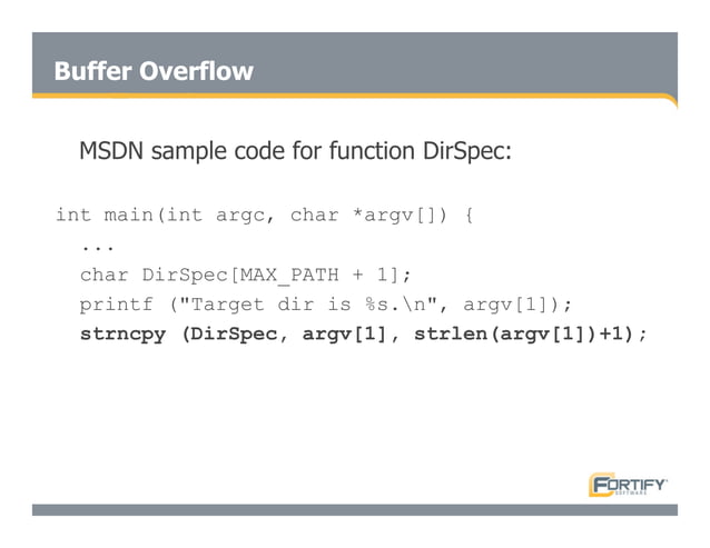 Secure Programming With Static Analysis | PPT