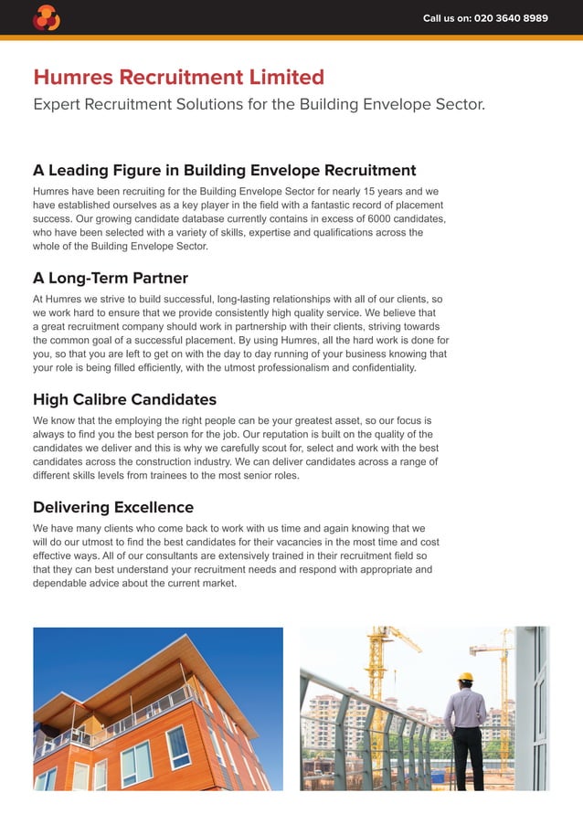 Humres Building Envelope Brochure | PDF