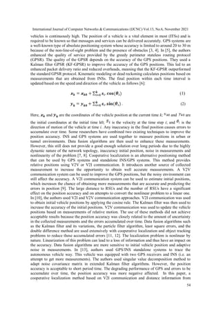 A Cooperative Localization Method based on V2I Communication and Distance Information in ...