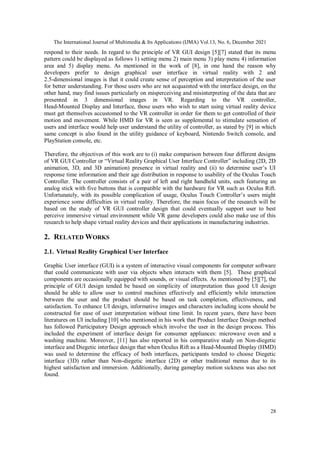 THE IMPACT OF VR GRAPHICAL USER INTERFACE ON OCULUS TOUCH CONTROLLER ...