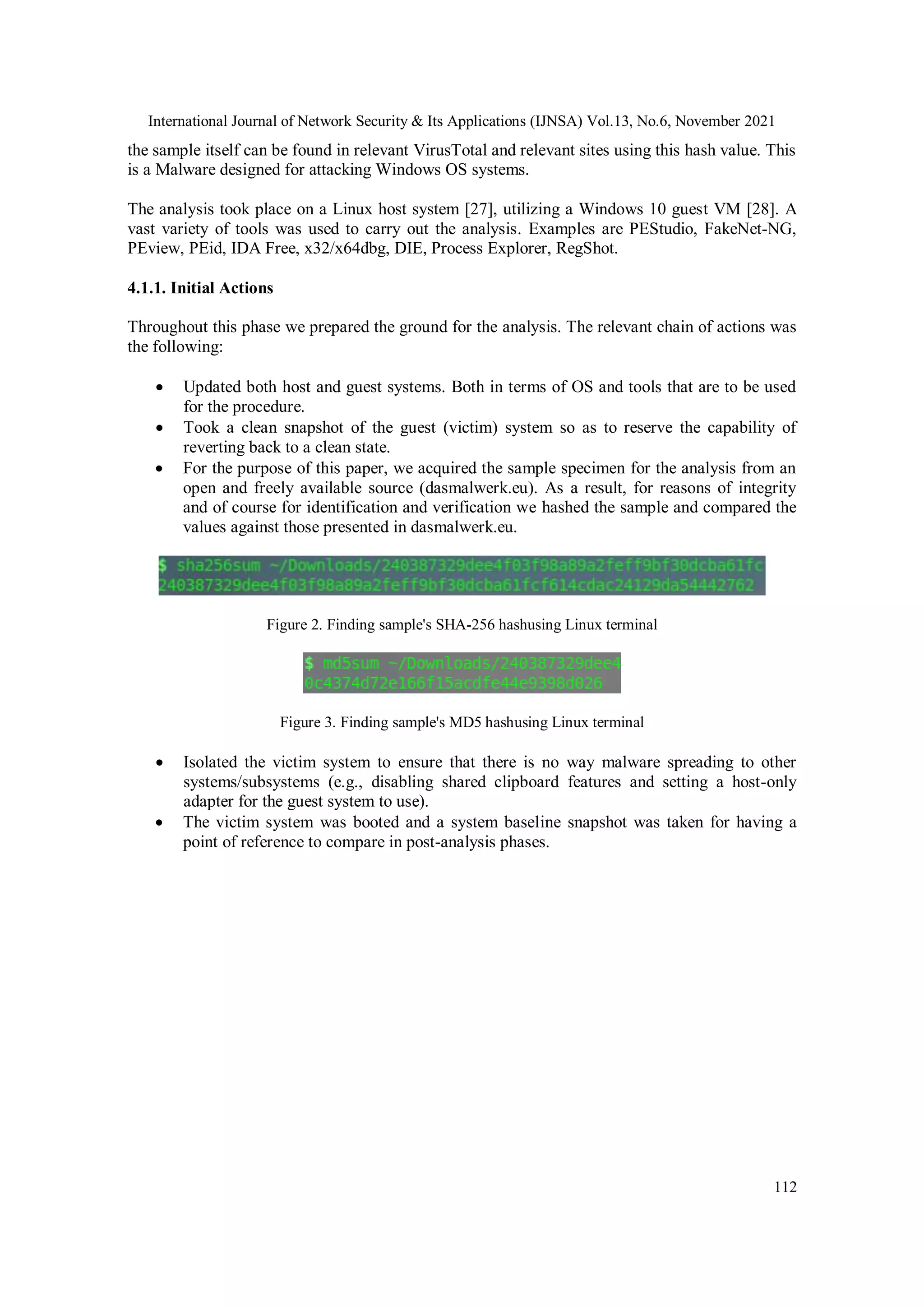 COMPARATIVE REVIEW OF MALWARE ANALYSIS METHODOLOGIES | PDF