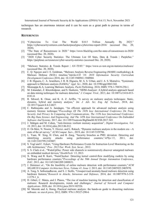 COMPARATIVE REVIEW OF MALWARE ANALYSIS METHODOLOGIES | PDF