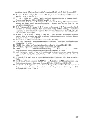 COMPARATIVE REVIEW OF MALWARE ANALYSIS METHODOLOGIES | PDF