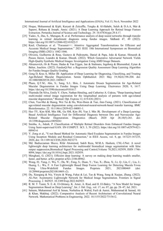 A SYSTEMATIC STUDY OF DEEP LEARNING ARCHITECTURES FOR ANALYSIS OF ...