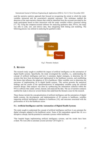 IMPACT OF ARTIFICIAL INTELLIGENCE ON THE AUTOMATION OF DIGITAL HEALTH SYSTEM | PDF