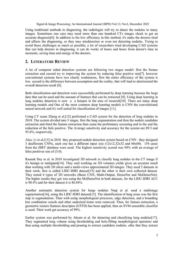CLASSIFICATION OF LUNGS IMAGES FOR DETECTING NODULES USING MACHINE LEARNING | PDF