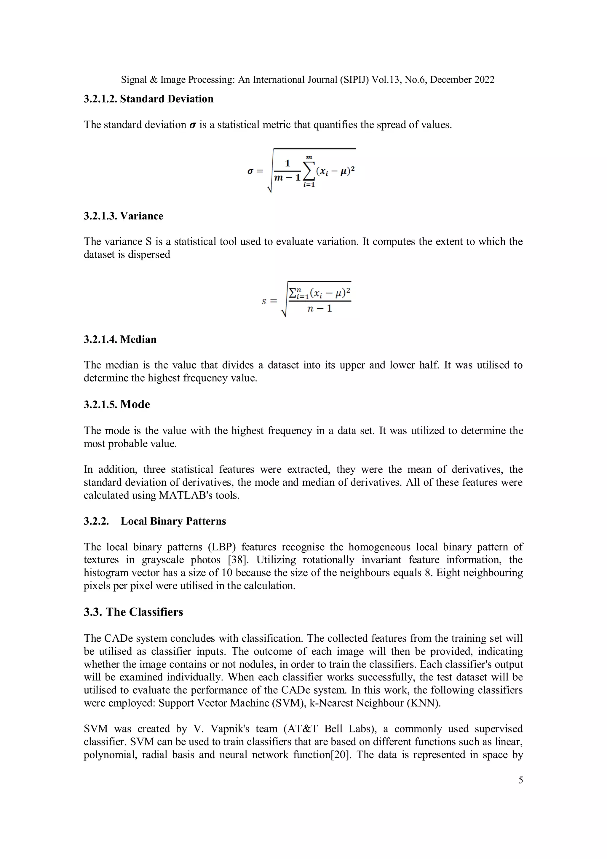Classification of Lungs Images for Detecting Nodules using Machine Learning | PDF