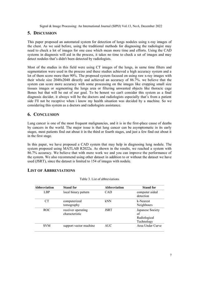 Classification of Lungs Images for Detecting Nodules using Machine Learning | PDF