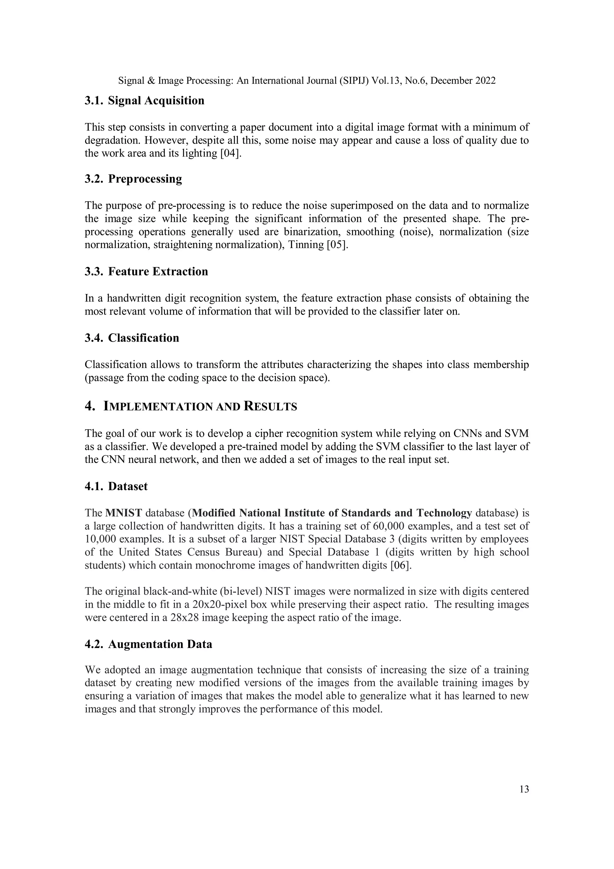 Handwritten Digit Recognition System Based On Cnn And Svm Pdf